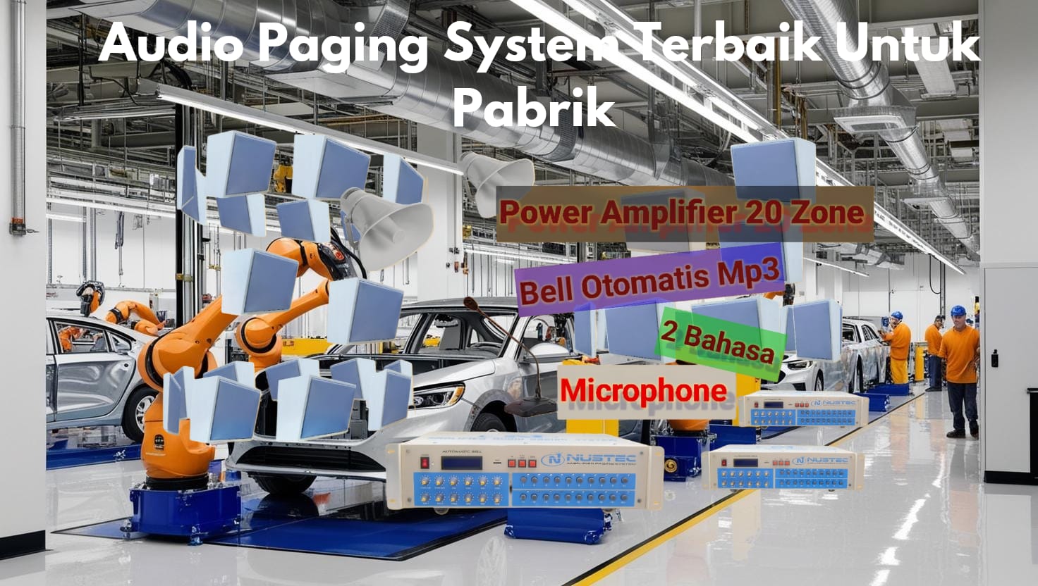 Audio Paging System Terbaik untuk Pabrik – Nustec - Nustec Official